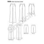 Pattern Review: Simplicity 8056 with Simply by Ti fabric – oak blue designs