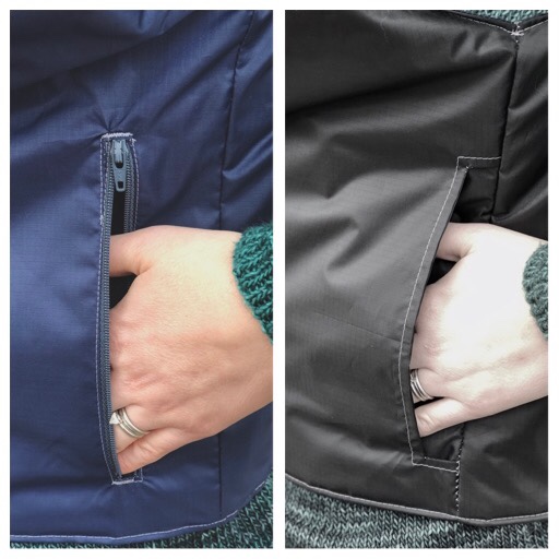 Minerva: Santiam Reversible Ripstop & Wool Vest – oak blue designs